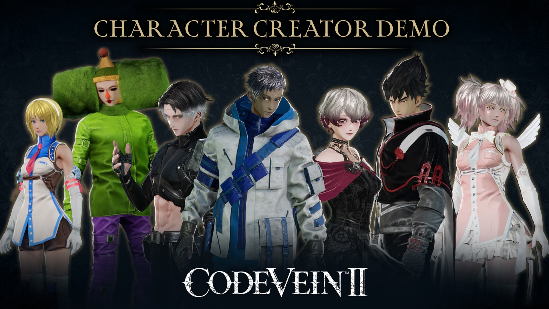 Code Vein II Character Creator Demo is available today | Bandai Namco ...