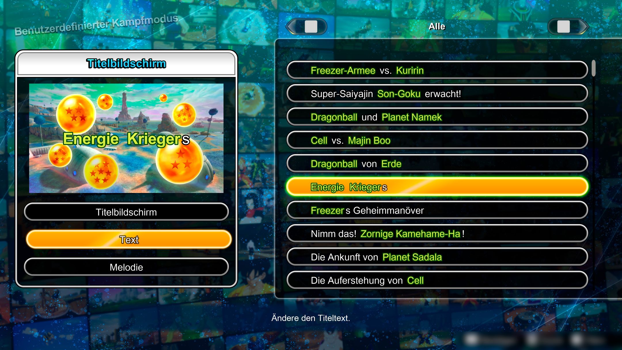 DRAGON BALL: Sparking! ZERO: Handbuch für Spiel-Modi | Bandai Namco Europe