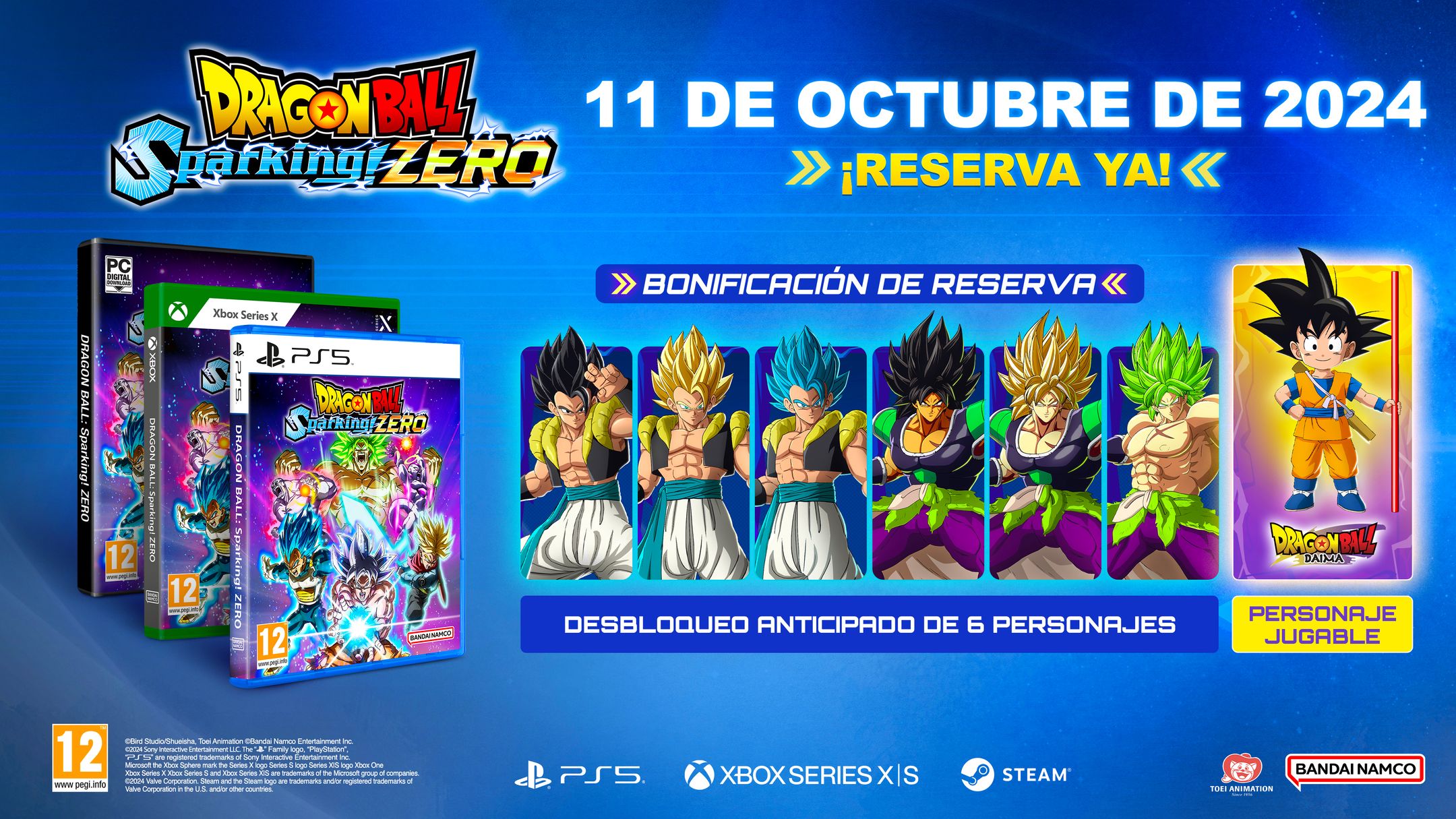 Dragon Ball Sparking Zero - Lanzamiento