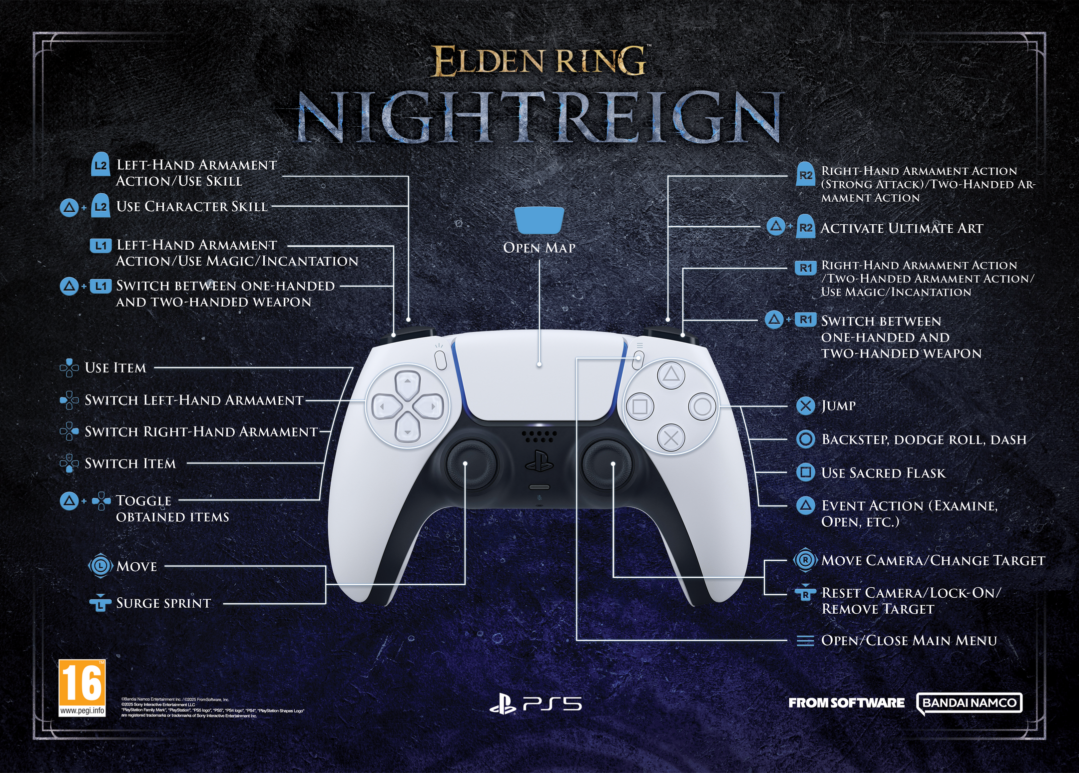 ELDEN RING NIGHTREIGN – Starter Manual for PS5 | Bandai Namco Europe