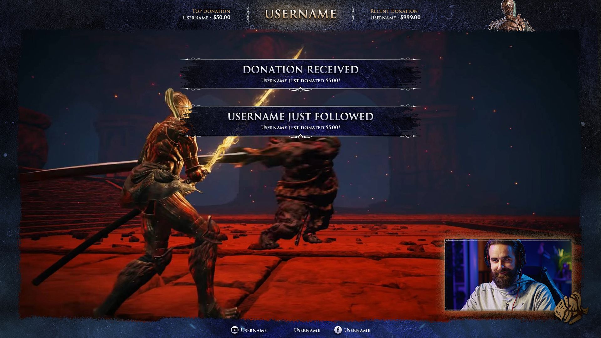 ELDEN RING NIGHTREIGN - Overlays Twitch | Bandai Namco Europe