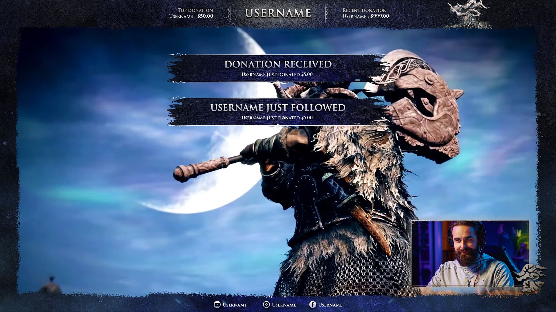 ELDEN RING NIGHTREIGN - Twitch Overlays | Bandai Namco Europe