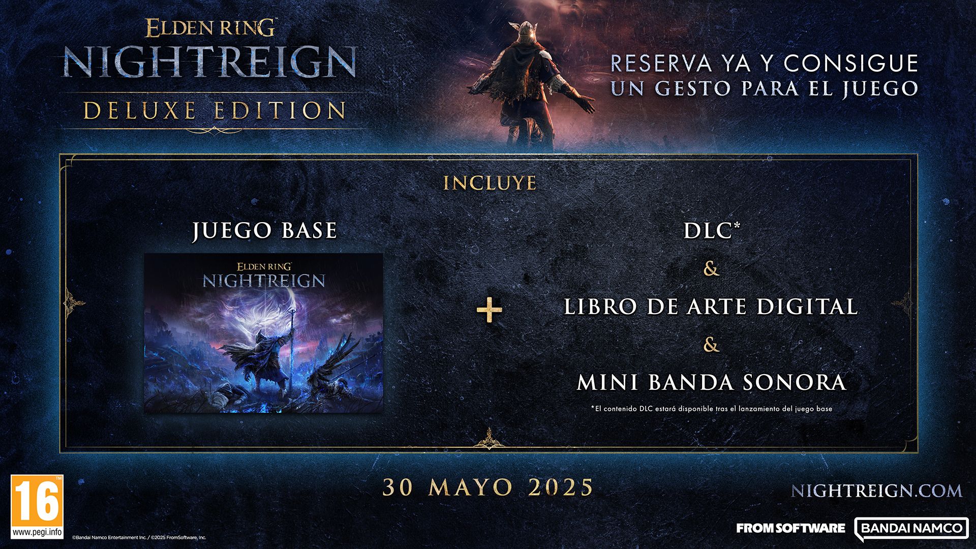 ELDEN RING NIGHTREIGN se lanza el 30 de mayo y las reservas ya están disponibles | Bandai Namco ...