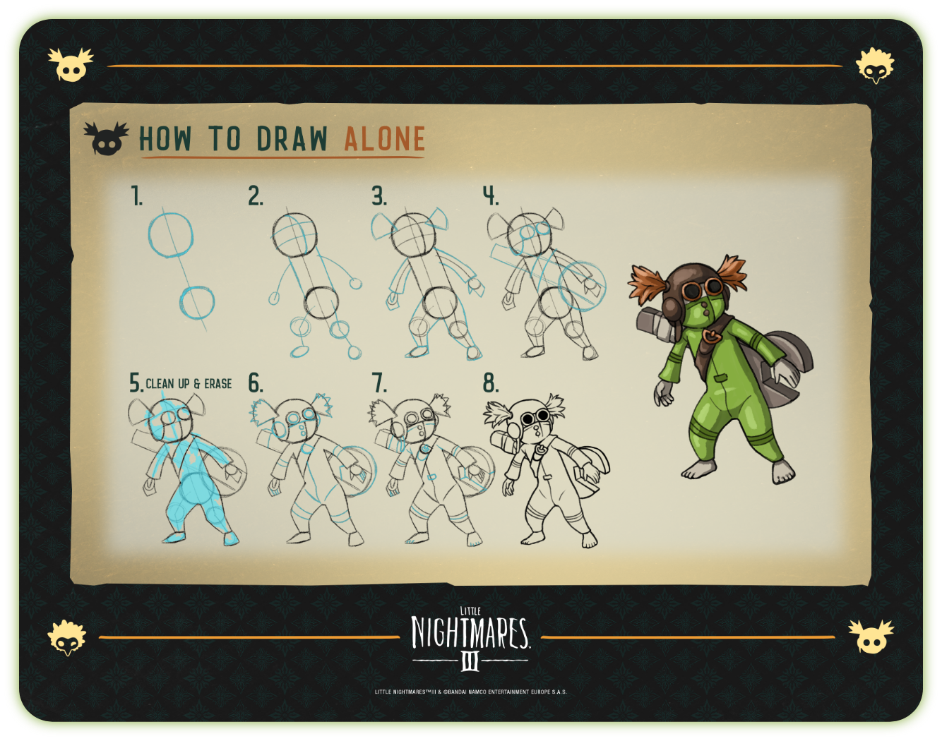 Little Nightmares III - Drawing Tutorials | Bandai Namco Europe