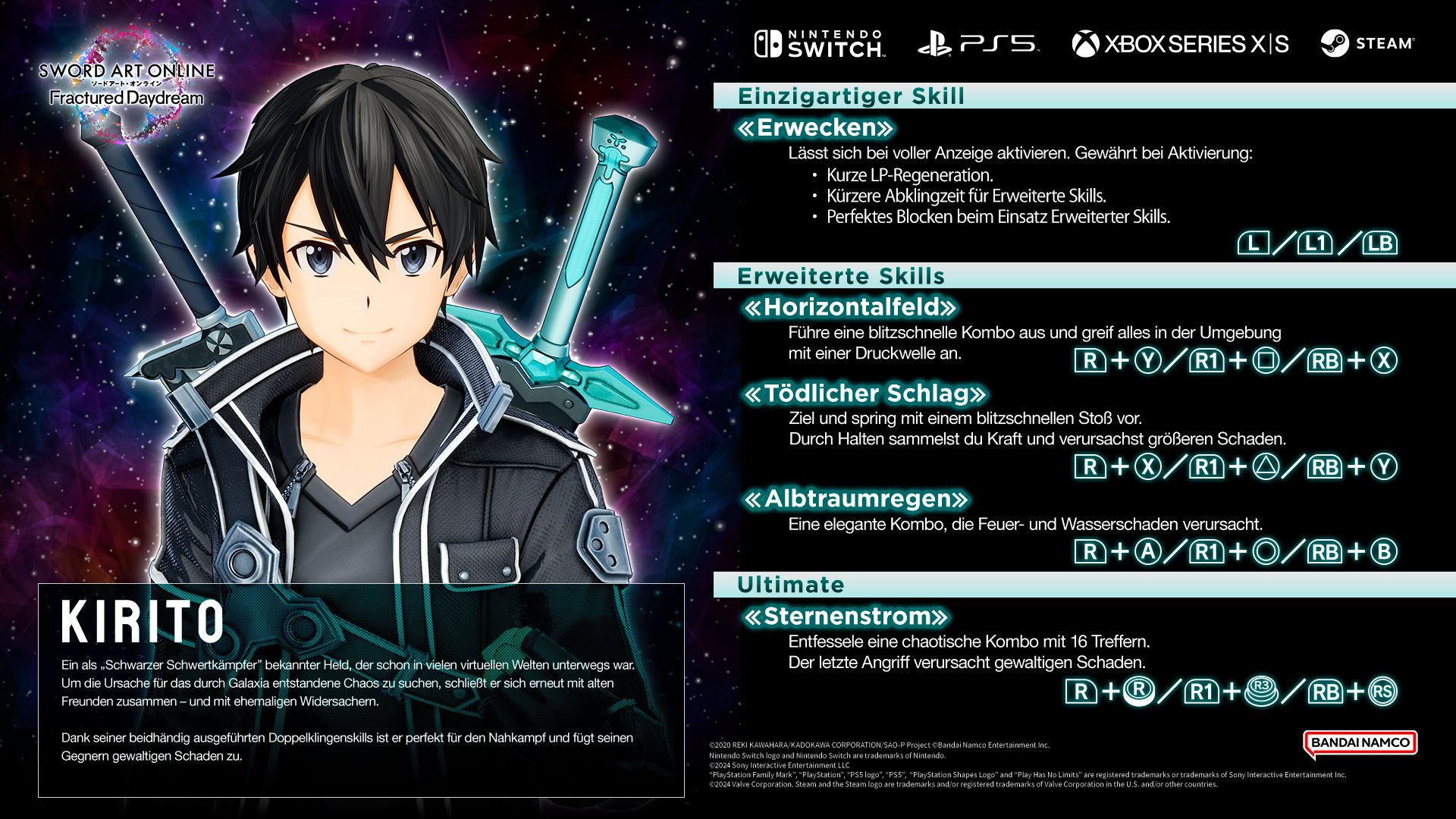 SWORD ART ONLINE: Fractured Daydream - Start Your Journey Here | Bandai ...