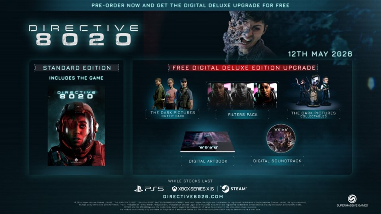Directive 8020 Launches 12th May on PlayStation 5, Xbox Series X|S, and PC (Steam) | Bandai ...